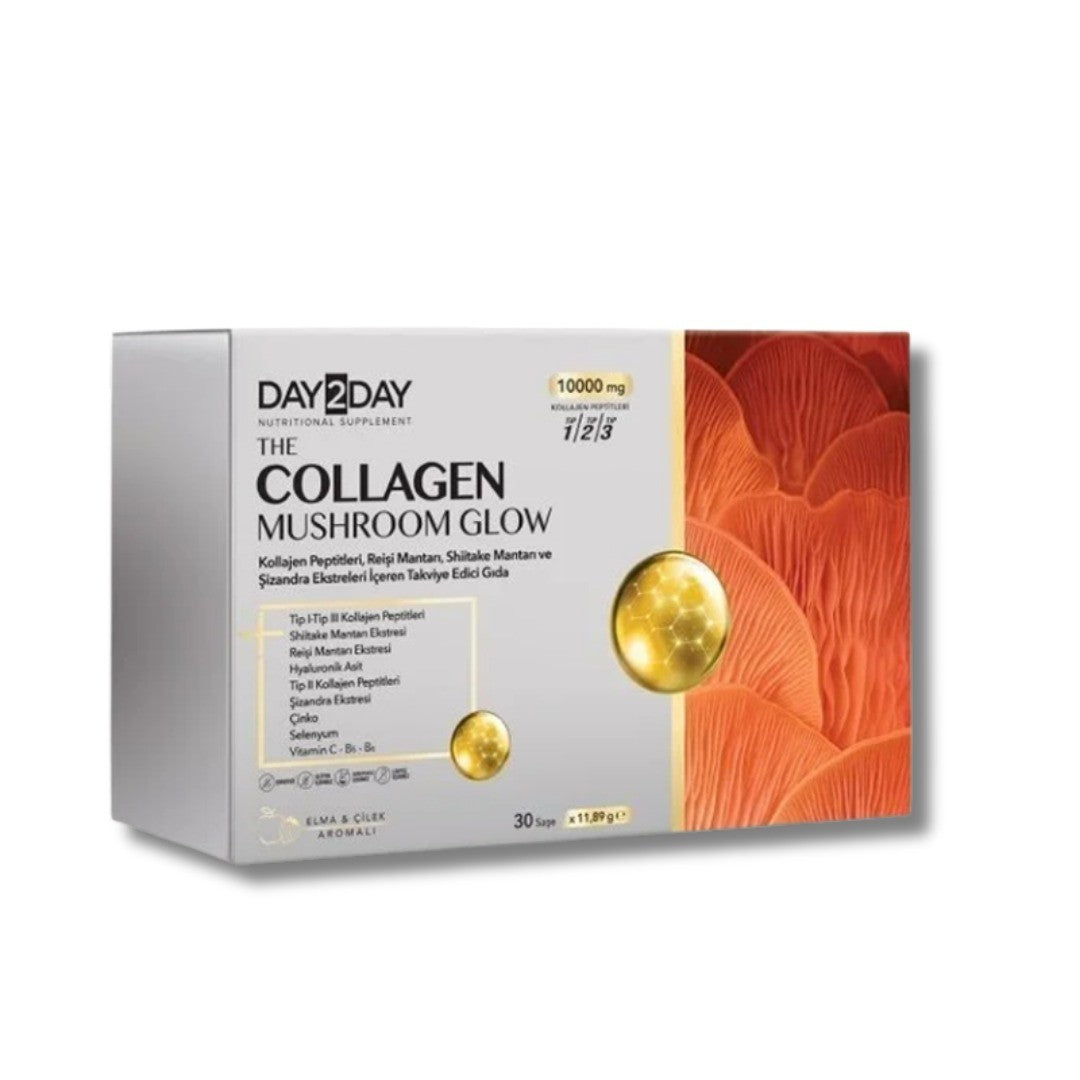 Day2Day The Collagen Mushroom Glow Takviye Edici Gıda 30 Saşe – Herbir