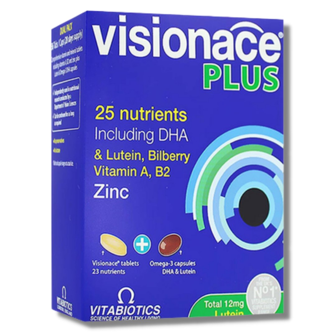 Vitabiotics Visionace Plus Omega 3 Lutein Multivitamin 56 Tablet – Herbir