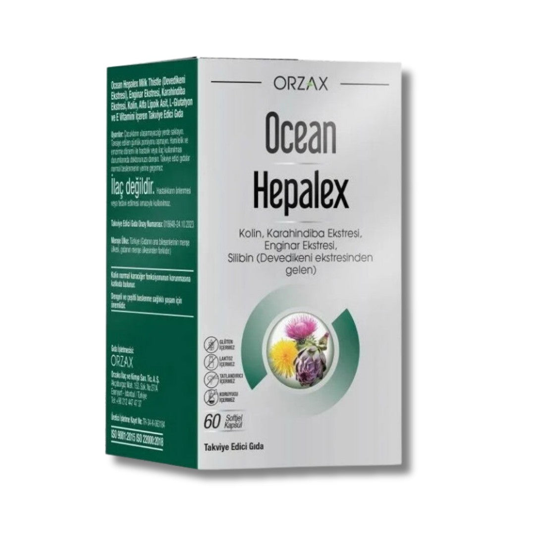 Orzax Ocean Hepalex Takviye Edici Gıda 60 Kapsül – Herbir